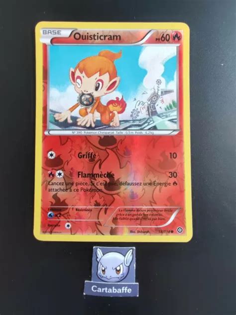 CARTE POKÉMON OUISTICRAM 18 114 Reverse XY11 Offensive Vapeur Bloc XY