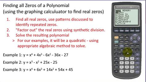finding all zeros of a polynomial youtube