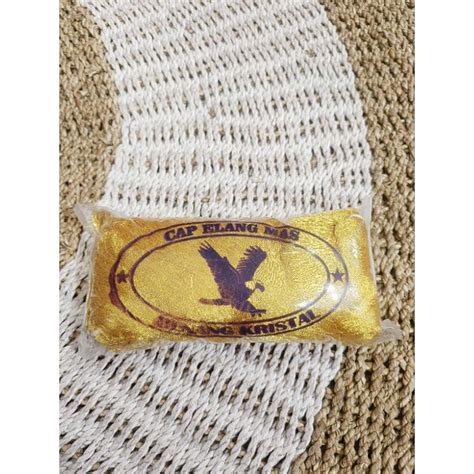 Jual BENANG KRISTAL CAP ELANG MAS GOLD SONGKET TAPIS ULOS BENANG