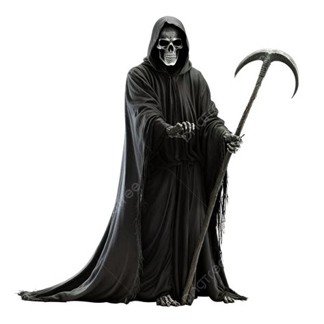 Postura Del Esqueleto De La Parca PNG Parca Segador Esqueleto PNG