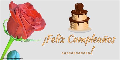 Felicitaciones Personalizadas de cumpleaños Tartas Feliz Cumple