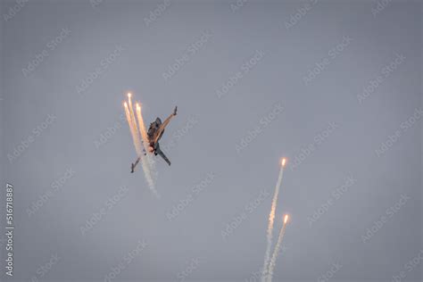 Leszno Poland June 17 2022 Antidotum Airshow Leszno F 16 Tiger