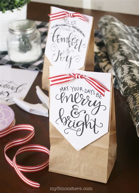 Free Printable Pinecone Gift Tags For Christmas Ella Claire Co