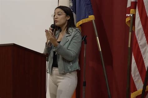 Alexandria Ocasio Cortez Shouted Down During Chaotic NYC Town Hall
