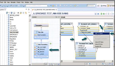 SAP HANA Analytic View