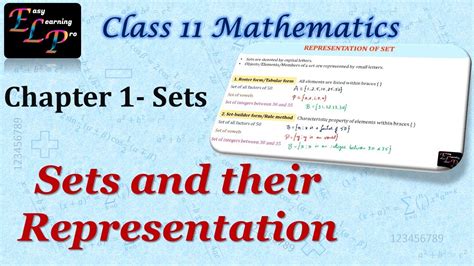 sets and their representation chapter 1 sets class 11 mathematics ncert cbse state