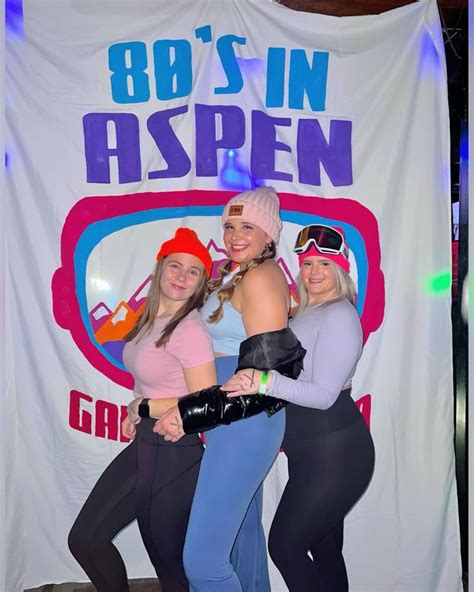 Sorority Date Party 80s In Aspen Gamma Phi Beta 80s Party Outfit Sorority Life Adults