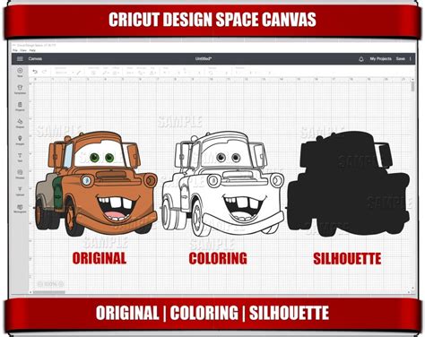 Tow Mater Svg Cars Svg Png Clipart Lighting Mcqueen Instant Etsy