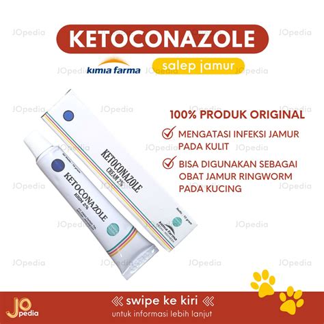 Jual KETOCONAZOLE Obat Jamur Kucing Anjing Kelinci Salep Krim Kulit
