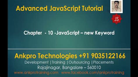 advanced javascript chapter 10 javascript new keyword youtube