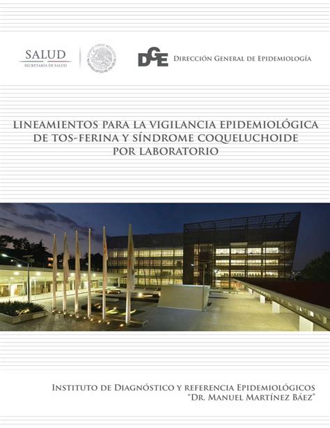 PDF lineamientos para la vigilancia epidemiológica de tos tos