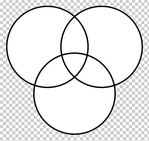 Venn Diagram Circle Intersection Png Clipart Angle Area Black