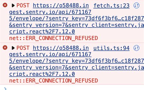 why i always got this error net err connection refused · issue 5688 · getsentry sentry