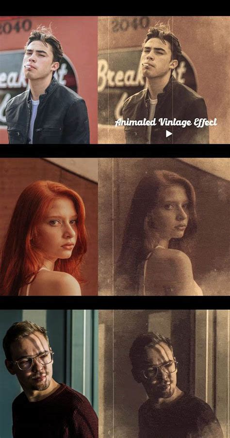 Animated Old Vintage Effects For Photoshop Daz D And Poses Stuffs