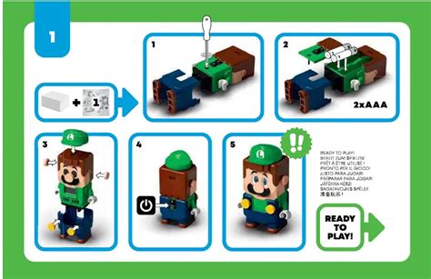 LEGO 71387 Super Mario Adventure With Luigi Starter Course User Guide