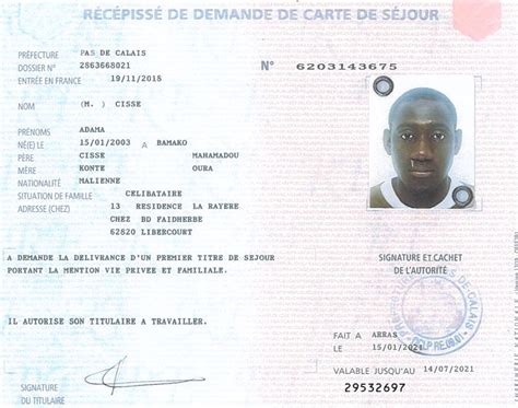 Titre De Séjour Vie Privée Et Familiale HesterEphra