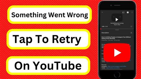 How To Fix YouTube Something Went Wrong IPhone YouTube Something Went