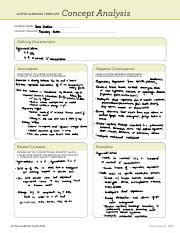 ATI Concept Analysis Template Respiratory Acidosis Pdf ACTIVE