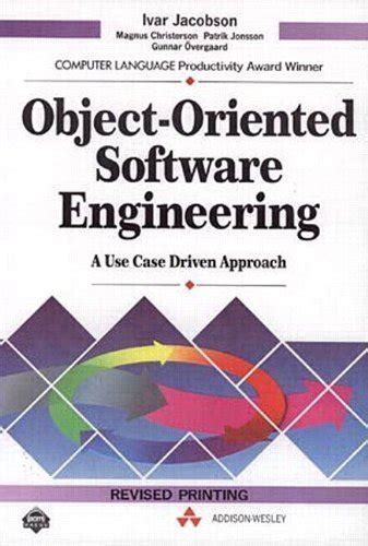 object oriented software engineering a use case driven approach jacobson ivar 9780201544350