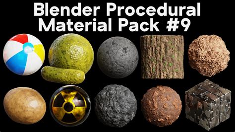 Blender Procedural Material Pack Flippednormals