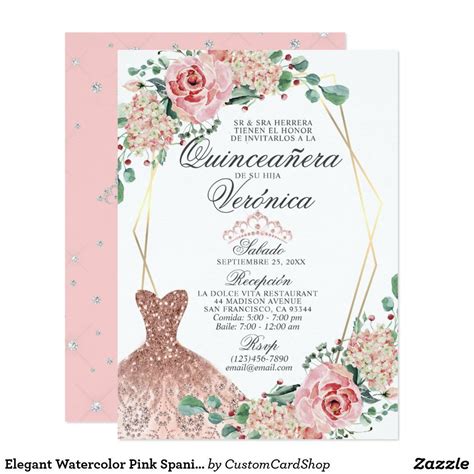 Quinceanera Invitation Wording Spanish
