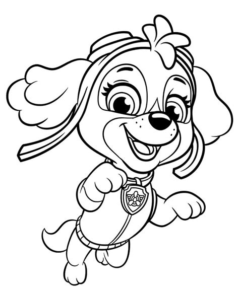 Coloriage De Stella De La Pat Patrouille Imprimer Coloriage The Best