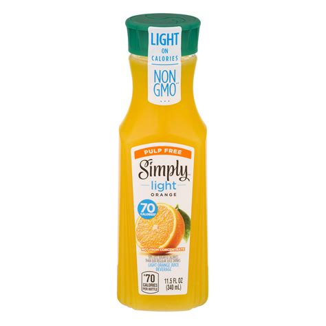 Simply Light Orange Juice Nutrition Facts Blog Dandk