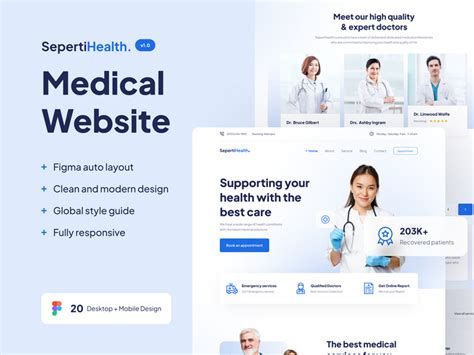 Medical Website Template By Sepertigakreatif EpicPxls