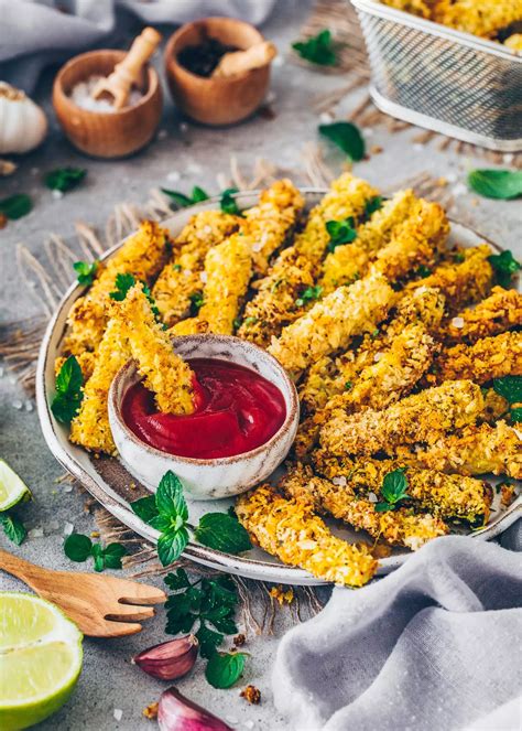 Zucchini Pommes Knusprig Low Carb Vegan Bianca Zapatka Rezepte