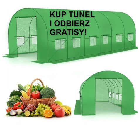 Tunel Foliowy Ogrodowy Szklarnia X M Plus Market