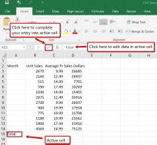 Entering Editing And Managing Data Excel Fundamentals