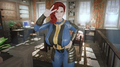 3BBB CBBE Conversion Reimagin Vault Suit At Fallout 4 Nexus Mods