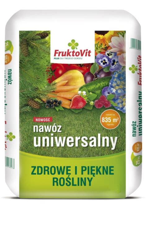 Nawóz Uniwersalny Mineralny Granulat 25kg Plus Fruktovit Gardenflora pl