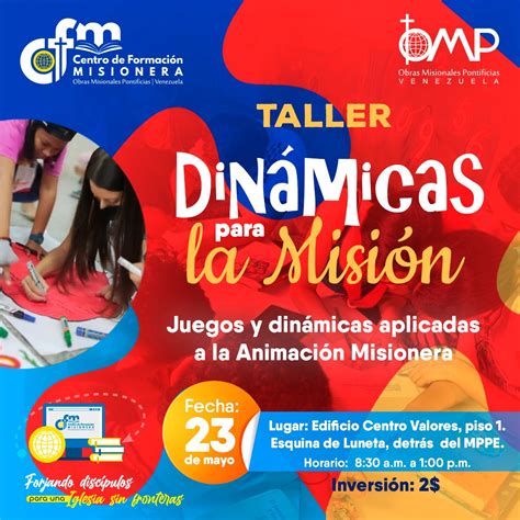 OMP organiza el taller Dinámicas para la Misión OMP Venezuela Obras