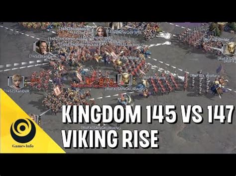 WAR VIKING RISE KVK KINGDOM MAYHEM 145 VS 147 VIKING RISE INDONESIA