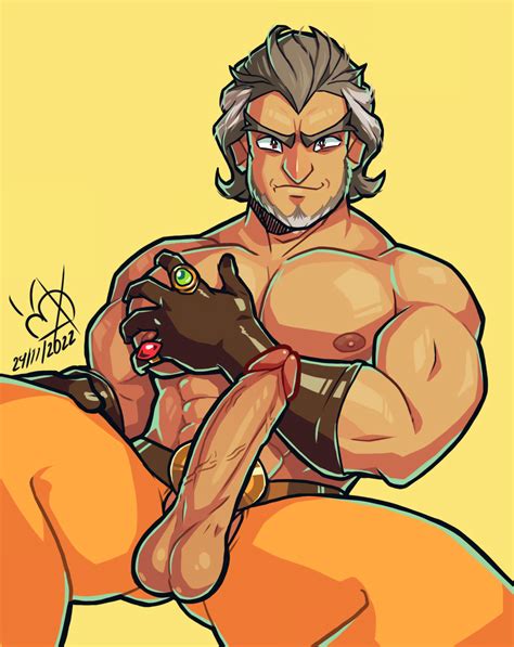 Rule 34 Balls Bara Beard Boner Erection Facial Hair Gloves Male Male Only Muscles Muscular
