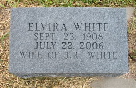 Elvira Jane Personett White Find A Grave Memorial