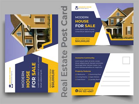 Modern Realestate Postcard Template By Mehedi Hasan On Dribbble