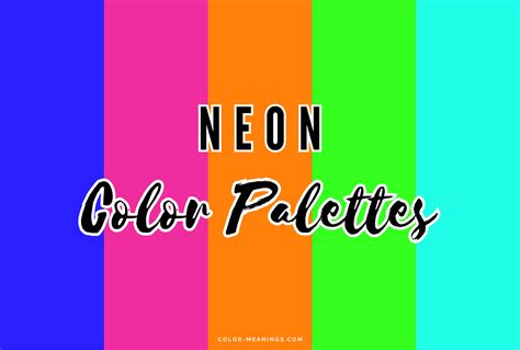 20 Bright Neon Color Palettes For Striking Designs Looka 51 OFF