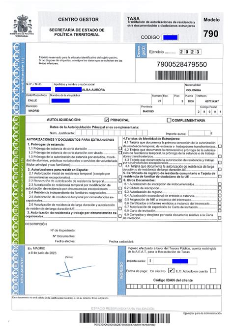 C Mo Rellenar Formulario Tasa Tipo Tr Mite Y Precio