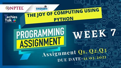 nptel the joy of computing using python week 7 programming assignment solutions january 2021