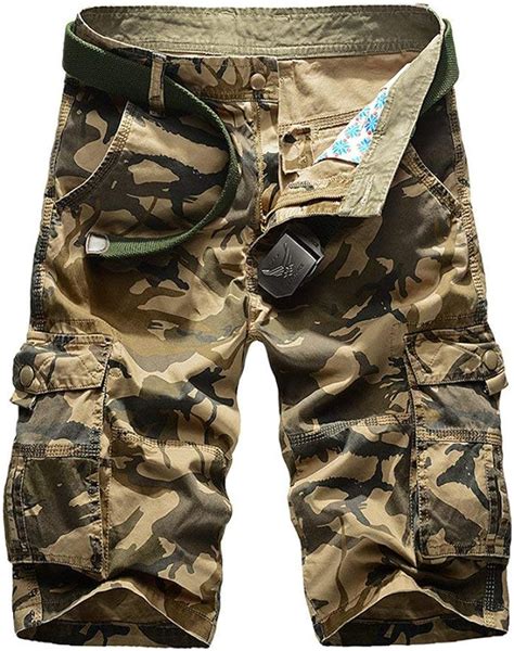 Saoye Fashion Herren Cargohose Outdoor Mode Camouflage Shorts Kleidung