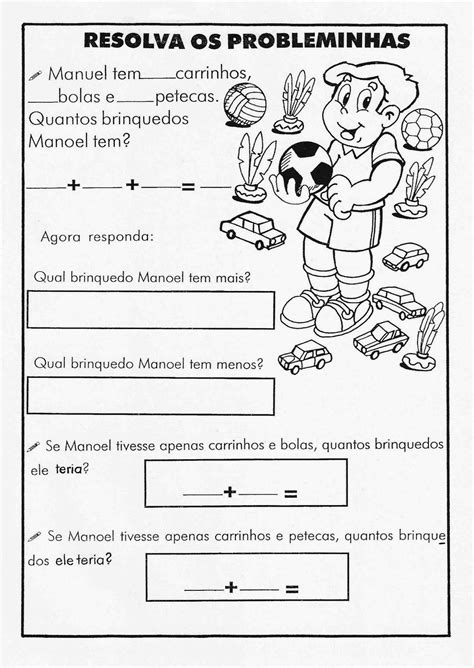 Educa X Atividades De Matemática 1 Ano Fundamental Para Imprimir A13