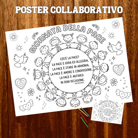 Il Poster Collaborativo Per La Giornata Della Pace