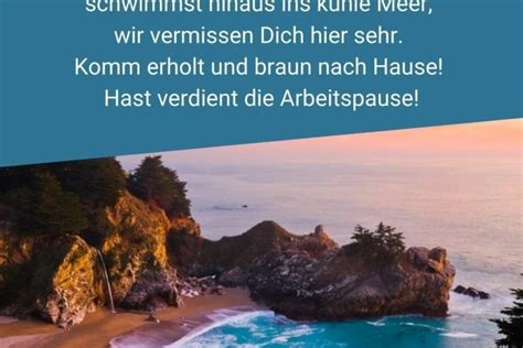 Schönen Urlaub wünschen mit 40 Bildern Sprüchen