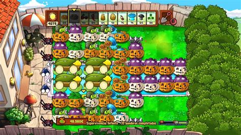 Plantas Vs Zombies Supervivencia Infinito Una Buena Estrategia