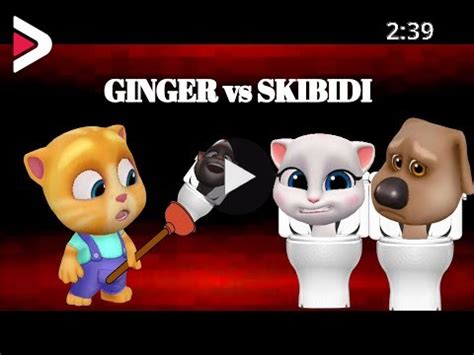 My Talking Tom Friends SKIBIDI TOILET GINGER WAR Vs SKIBIDI ANGELA