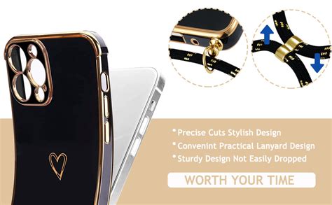 Mkej Frauen Mädchen Handykette Kompatibel mit Huawei P30 Pro Silikon