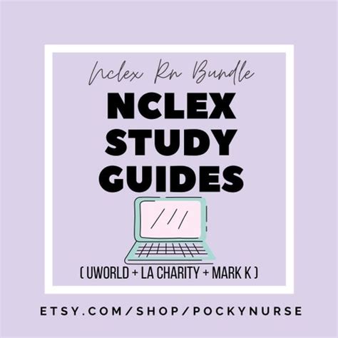 NCLEX RN Review Bundle Study Guides Etsy