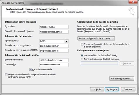 Configura Tu Cuenta De Correo POP3 En Outlook Emibin